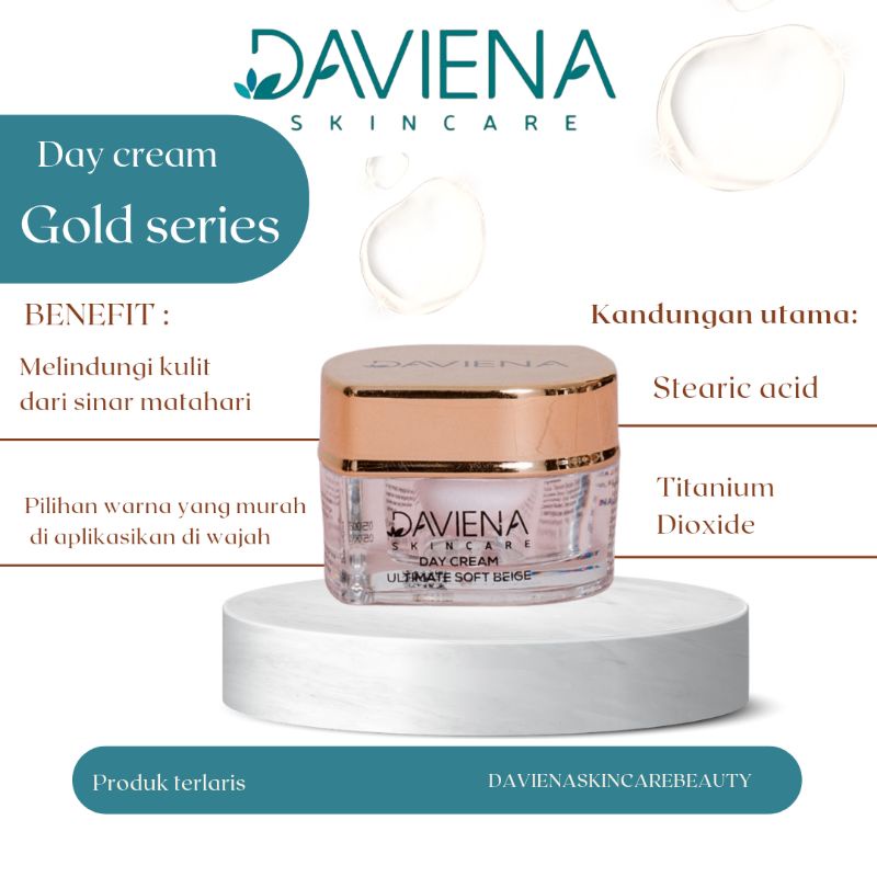 Jual DAY CREAM GOLD DAVIENA SKINCARE SUNSCREEN WAJAH DAVIENASKINCARE ...