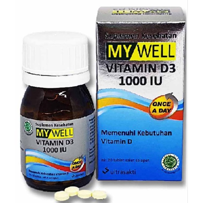 Jual My Well Vitamin D3 1000 iu | Shopee Indonesia