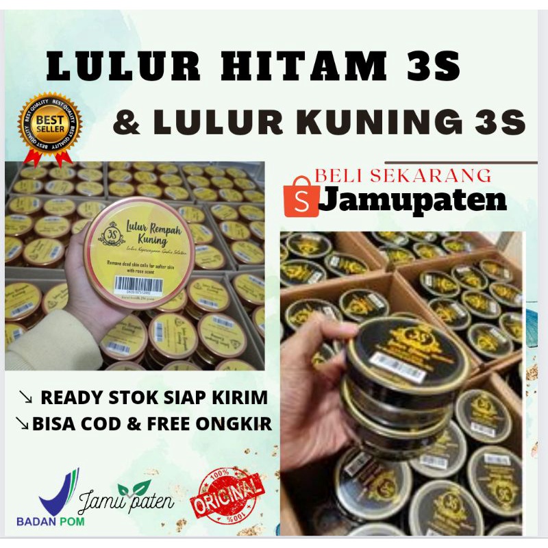 Jual LULUR HITAM 3S / LULUR 3S VIRAL ORIGINAL | Shopee Indonesia