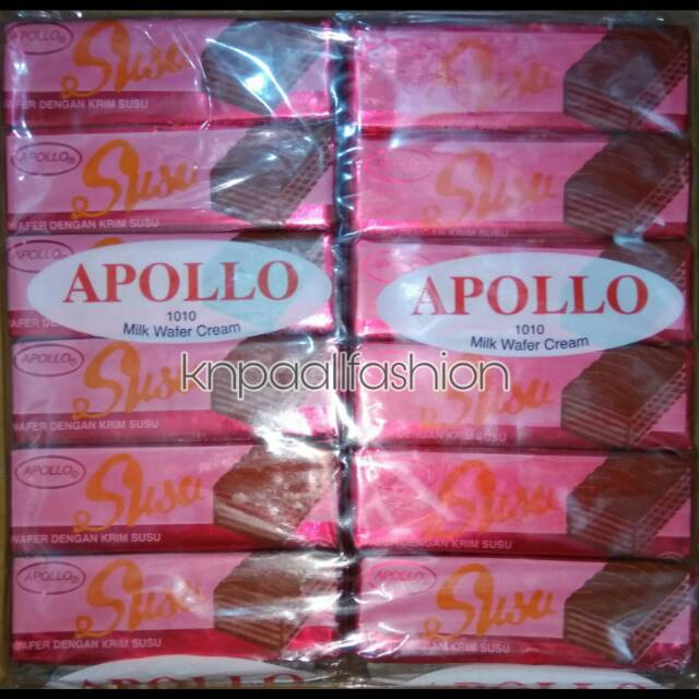 Jual Apollo 1010 Milk Wafer Cream (12gx48's) | Shopee Indonesia