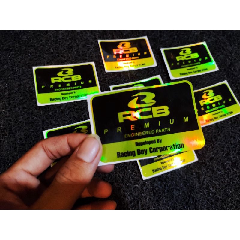 Jual Stiker tabung shock RCB KTC gold Hologram | Shopee Indonesia