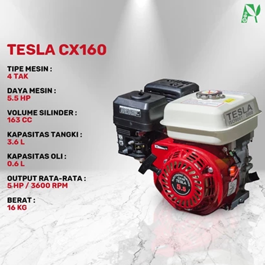 Jual Engine GX 200 Tesla Mesin Penggerak Bensin Tesla GX200 6,5HP ...