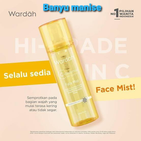 Jual WARDAH C-DEFENSE FACE MIST 55ML | Shopee Indonesia