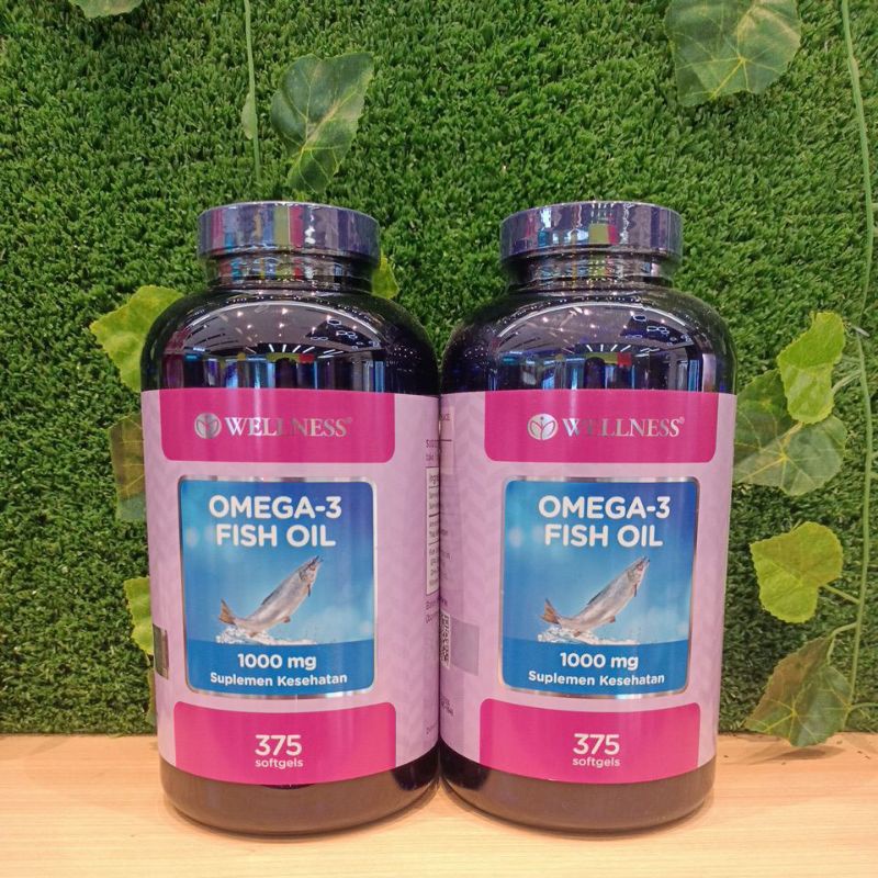 Jual (Exp 2026) Wellness omega 3 Fish Oil 1000mg - Wellnes Omega 3 ...
