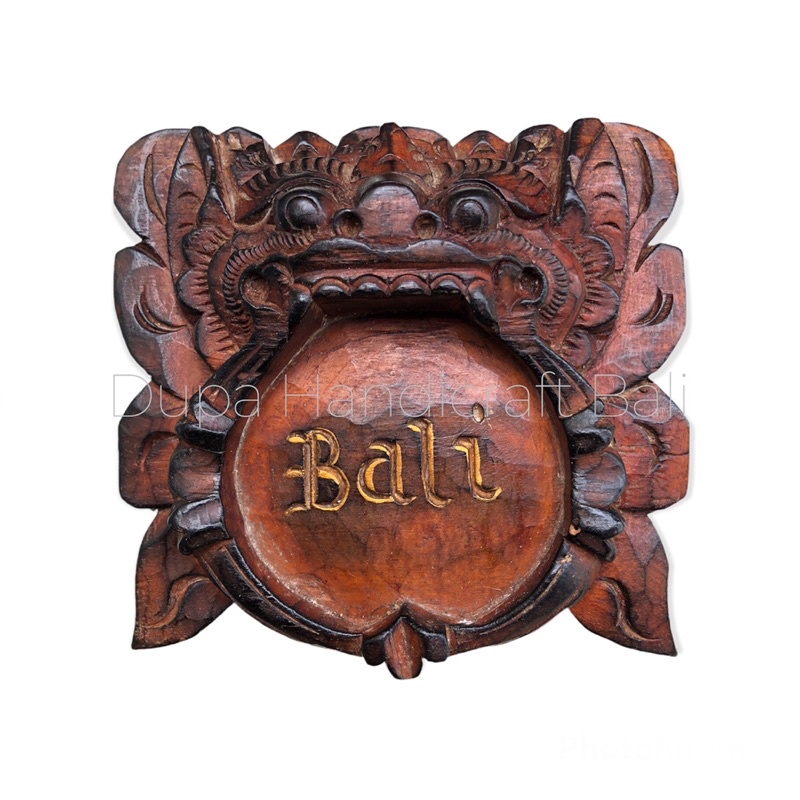 Jual Asbak Kayu Bentuk Barong // Souvenir Oleh" Khas Bali | Shopee ...
