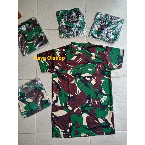 Jual ORI 100%. Kaos loreng jatah TNI. Malvinas, NKRI, Kostrad, Raider ...