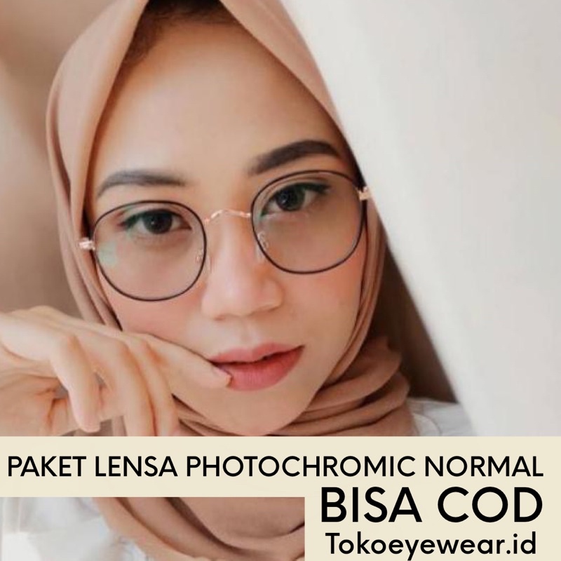 Jual Kacamata lensa minus photocromic kode 2261 | Shopee Indonesia