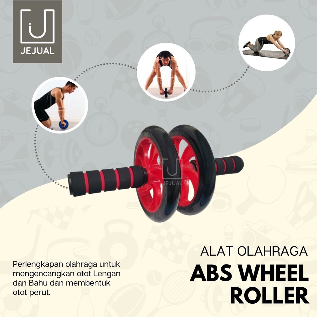 Jual Speeds WHEEL AB ABS Roller Double/Dual Push Up/Sit Up Otot Perut ...