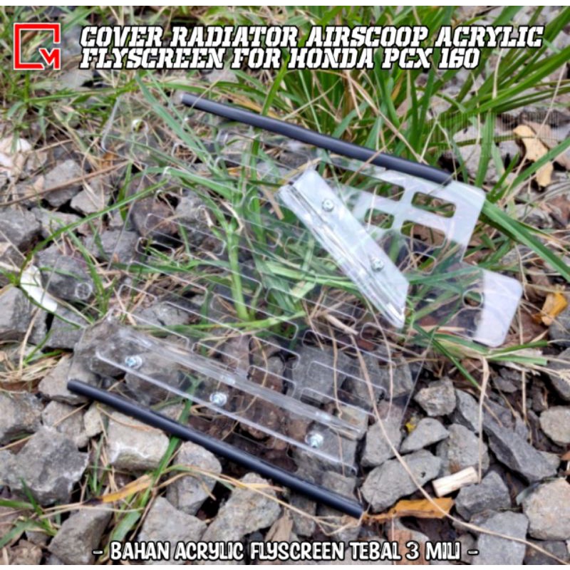 Jual Cover Radiator Pcx 160 Honda New Pcx 160 Model Airscoop Akrilik ...
