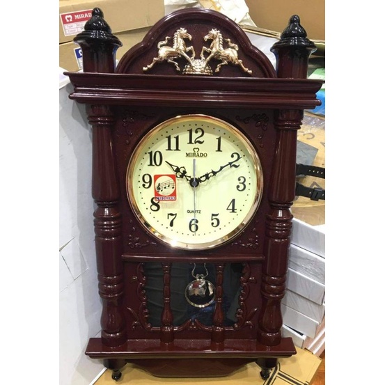 Jual jam dinding bunyi musik dan bandul mirado original | Shopee Indonesia