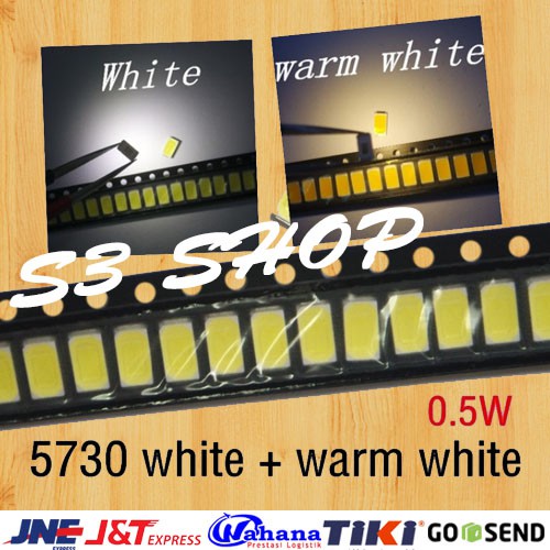 Jual SMD LED 5730 5W 3.2-3.6V DIY Putih Cold White Warm White | Shopee Indonesia