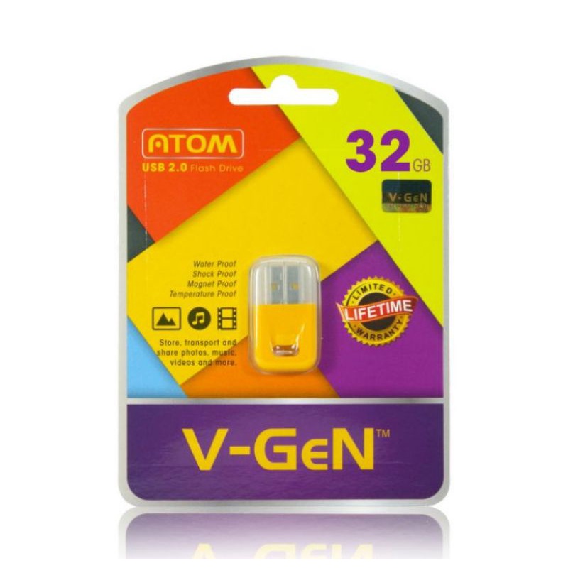 Jual Flashdisk V-Gen Atom Series 8GB/16GB/32GB/64GB/128GB/32GB ...