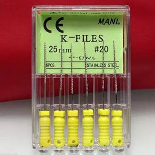 Jual Dental jarum endo k file mani #20. 21mm / 25mm | Shopee Indonesia