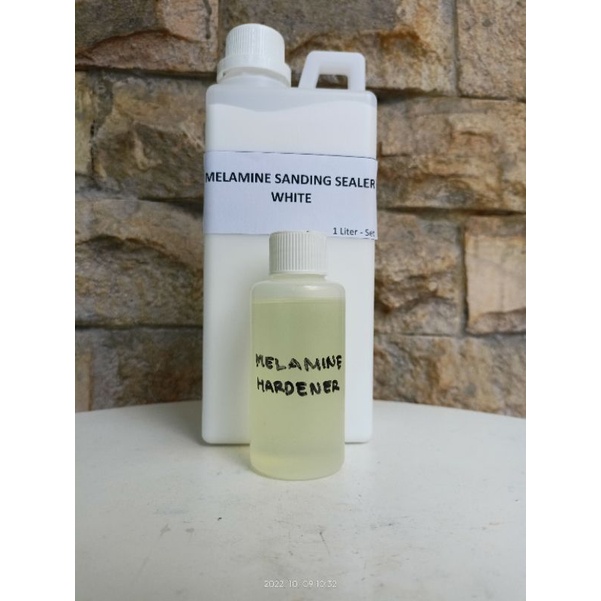 Jual Melamin Sanding Sealer WHITE 1liter set ( bonus 1 lembar amplas ...
