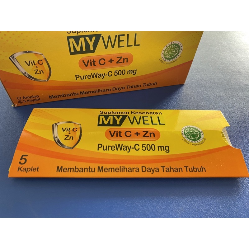 Jual MY WELL VIT C + ZN 5Kaplet | Shopee Indonesia