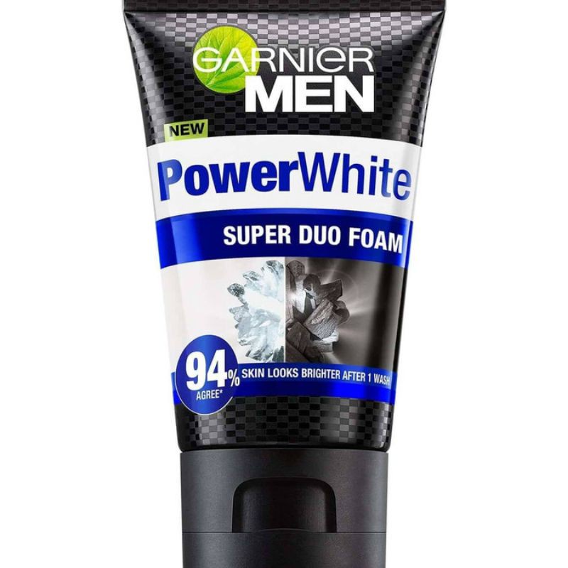 Jual Garnier Men Power White Super Duo Foam | Shopee Indonesia