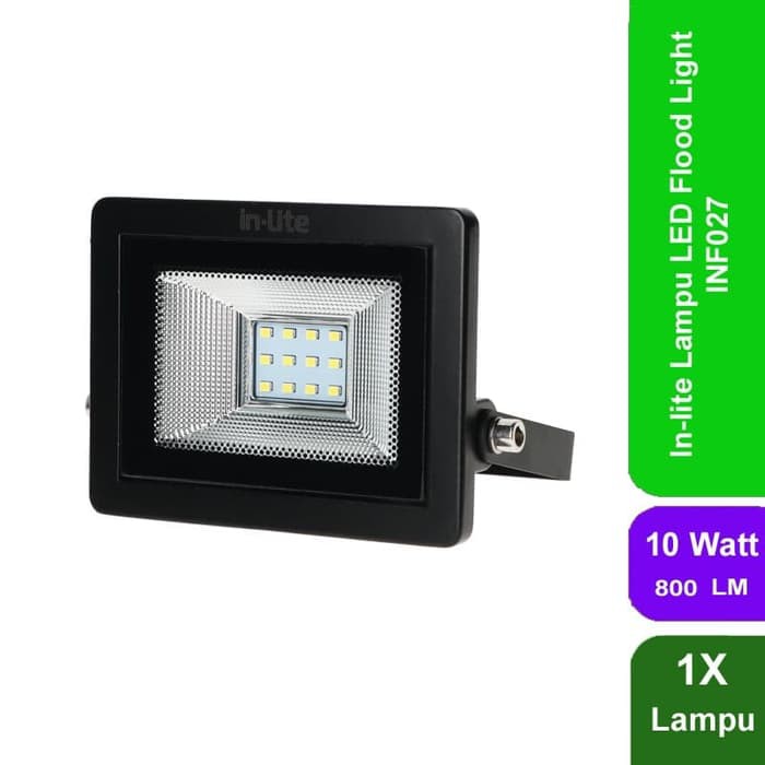 Jual IN-LITE LED LAMPU SOROT LED 10W 10 WATT INLITE LED FLOOD LIGHT IN LITE LED SOROT Lampu ...