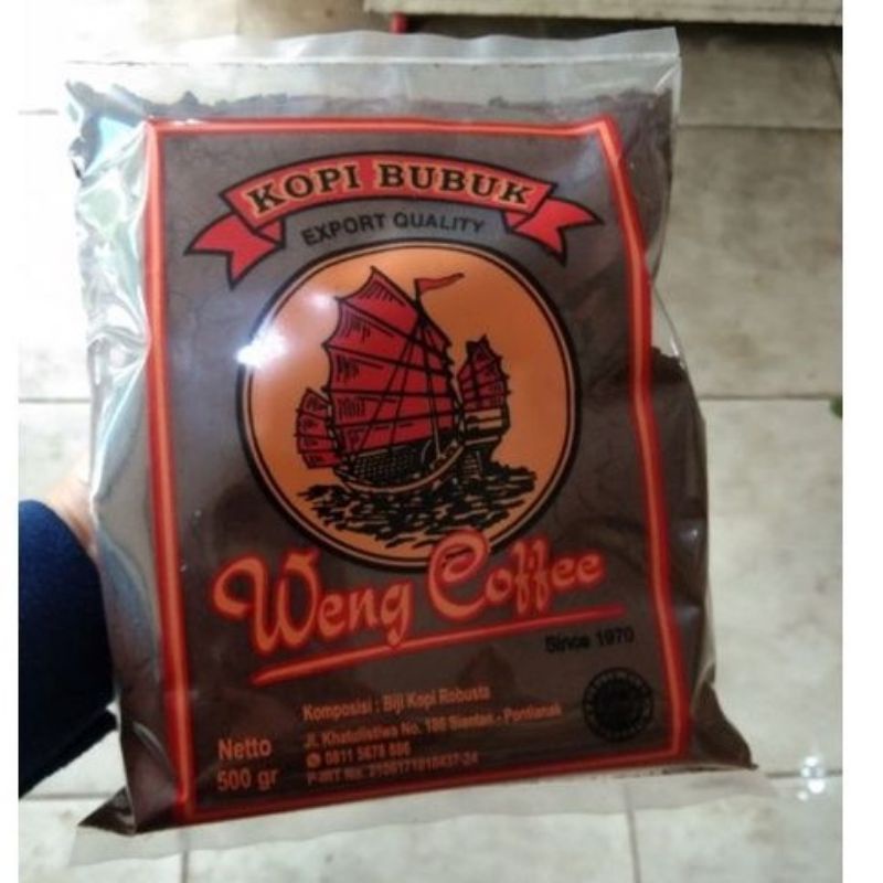 Jual Weng Coffee / Kopi Bubuk Khas Pontianak / Kopi Legendaris / Oleh ...