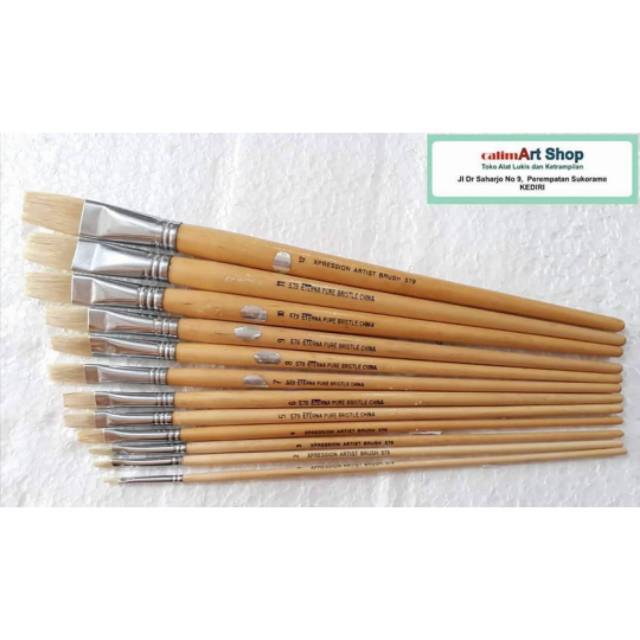 Jual Kuas Lukis cat minyak original Eterna/Xpression type 579 | Shopee ...