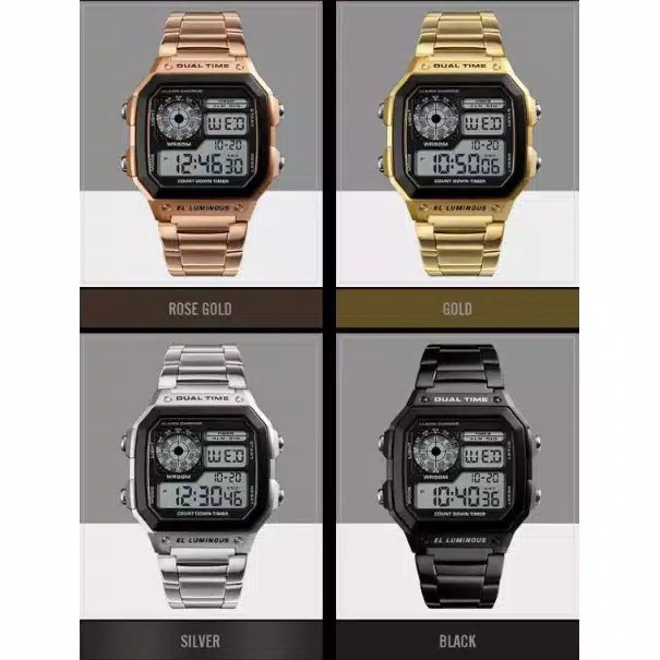 Jual MC (COD) Jam Tangan Pria Korea Style Casio iluminator AE-1200 ...