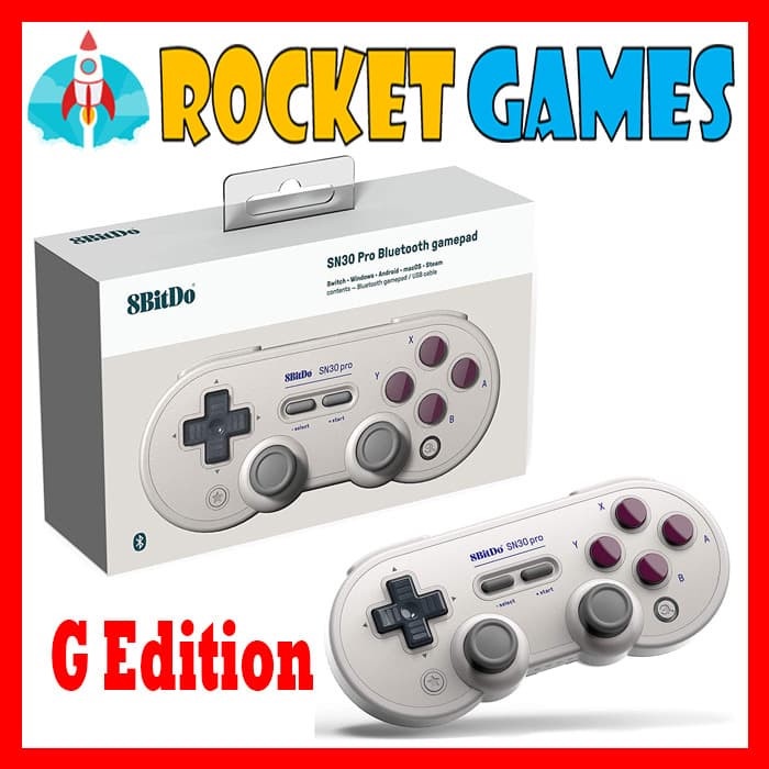 Jual 8bitdo SN30 Pro Bluetooth Gamepad G Edition Switch Windows Android ...