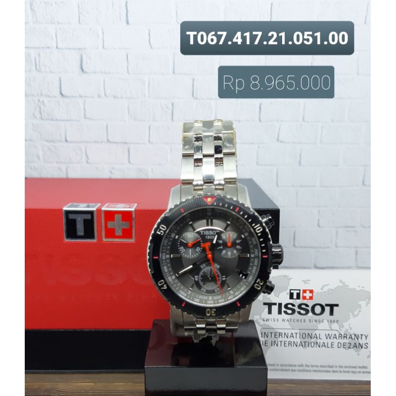 Jual Tissot T067.417.21.051.00 PRS 200 Chronograph | Shopee Indonesia