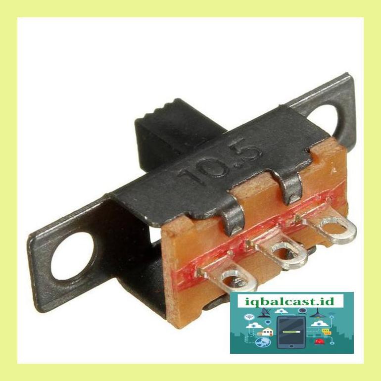 Jual Blbjzk Mini Size Black Spdt Slide Switch On-Off 3-Pin Pcb Mount For Diy 5V Tanas4Bl ...