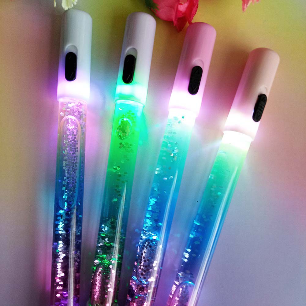 Jual Pulpen Gel Lampu dengan Gliter dan Air - Lampu LED Warna Warni ...