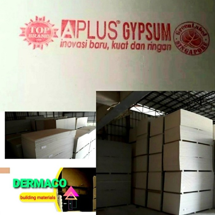Jual GYPSUM APLUS / GYPSUM BOARD APLUS 9mm / 1200mm x 2400mm | Shopee ...