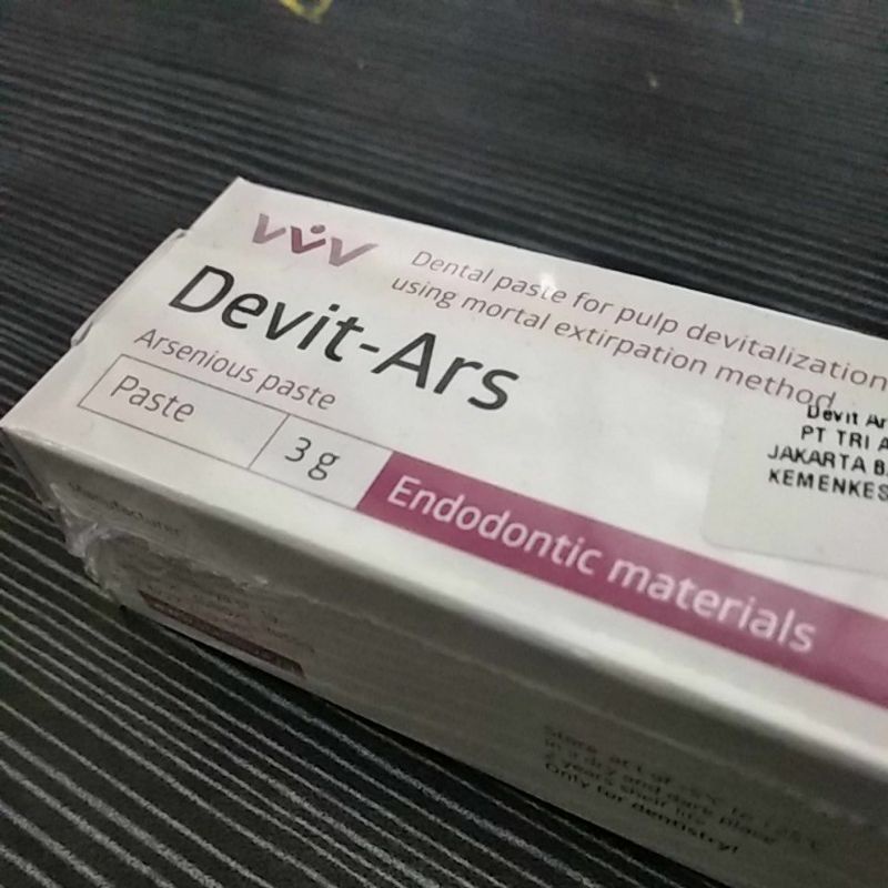 Jual Dental Devit Ars / devitalisasi pulpa With arsen Devit - Ars ...