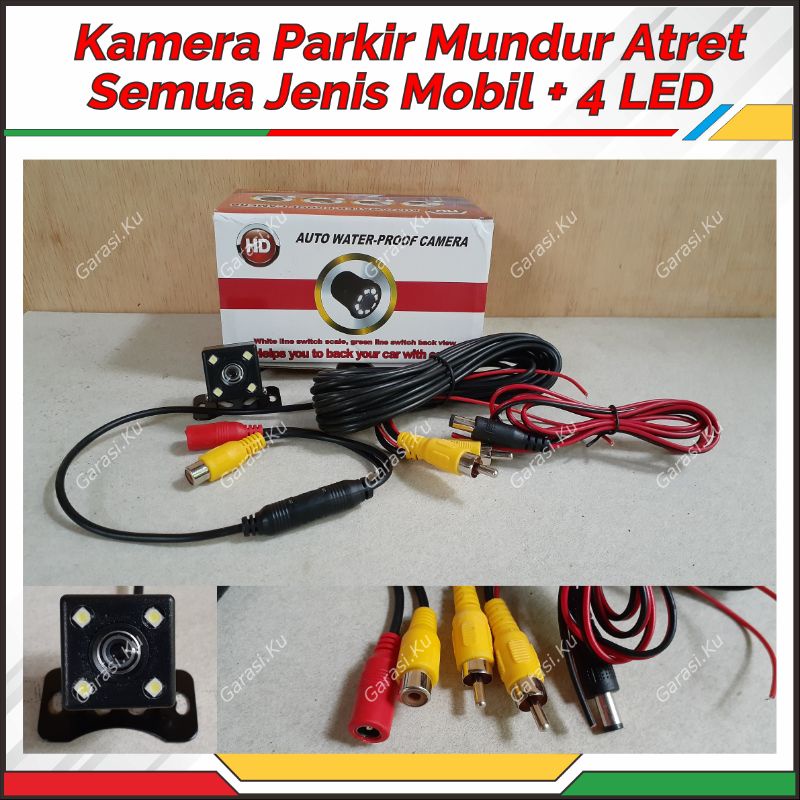 Jual Kamera Mundur Parkir Mobil 4 Led Ccd Waterproof Avanza Xenia