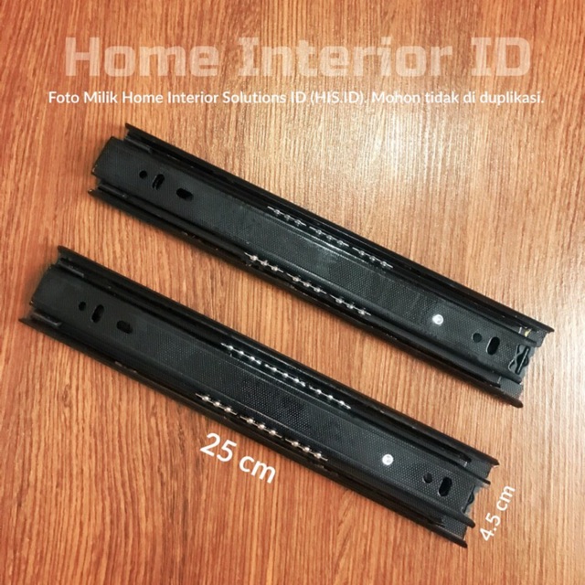 Jual Rel Laci 25 cm (FE 45-25) - Rel Laci Double Track Full Extention ...