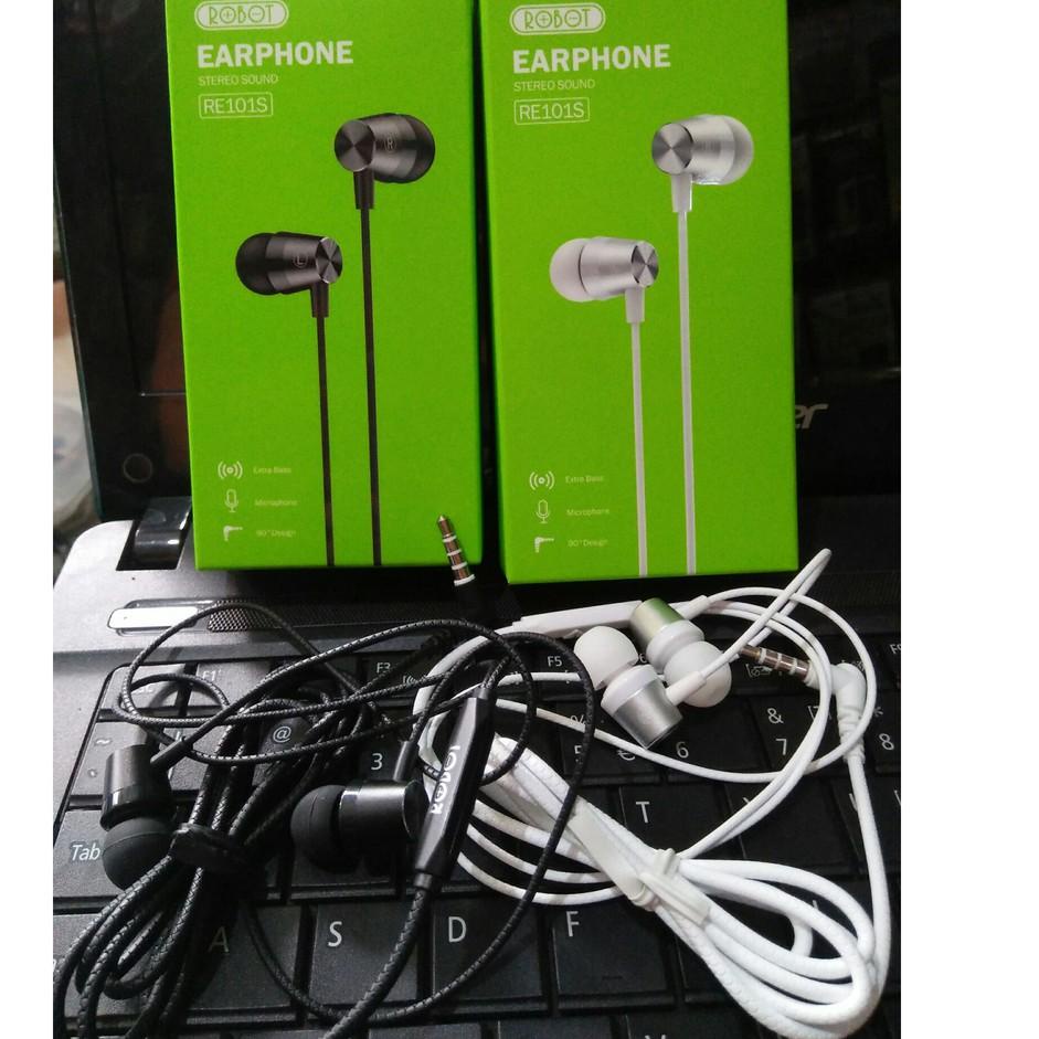 Jual Good Quality Headset Robot RE101S Stereo Sound EXTRA BASS ( With ...