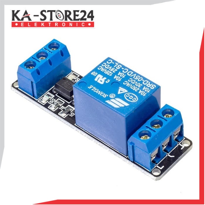 Jual Relay Module 1 Channel 5V 10A Optocoupler | Shopee Indonesia
