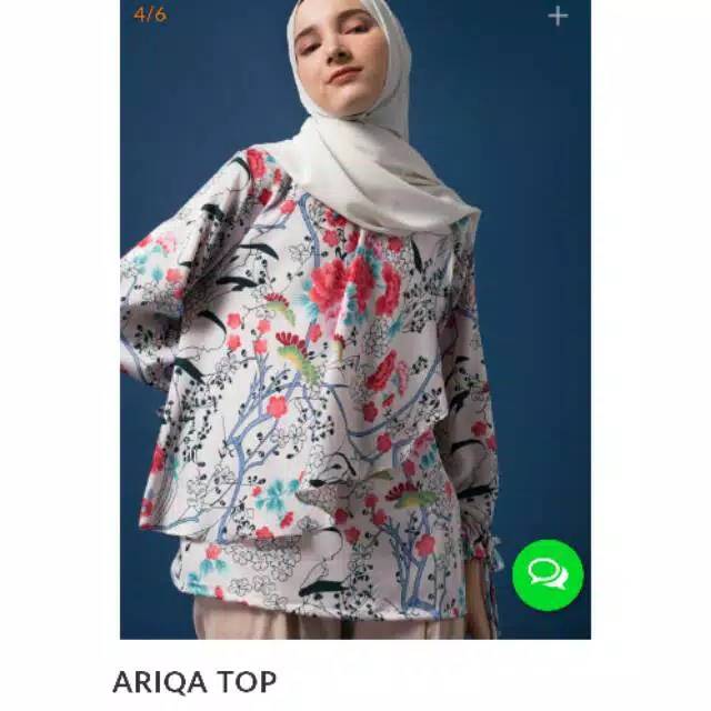 Jual Ariqa top aleza label | Shopee Indonesia