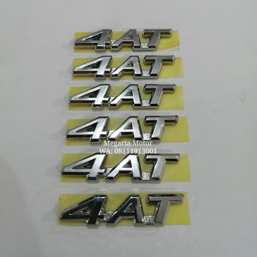 Jual Emblem Logo Tulisan Bagasi 4AT Kijang Kapsul Avanza Rush Terrios ...