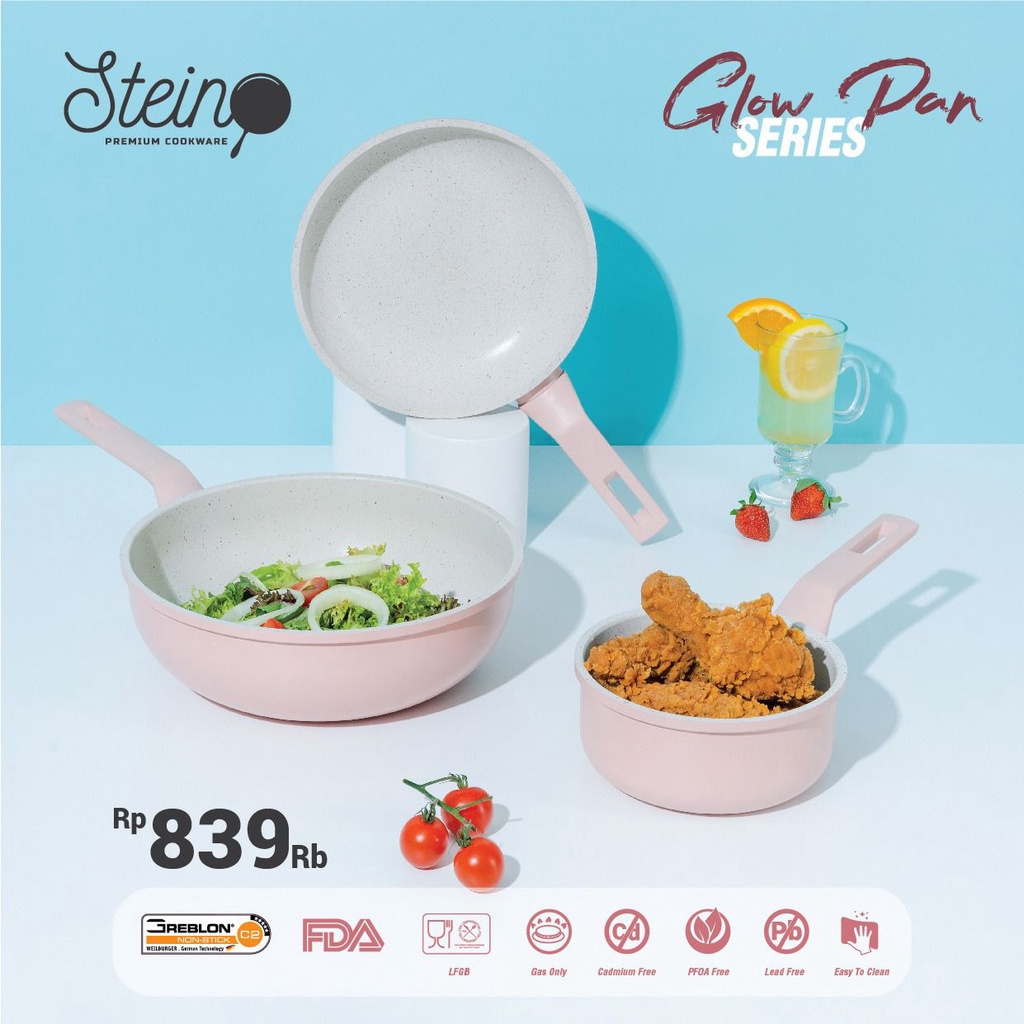 Jual STEIN COOKWARE GLOW PAN / PAKET GLOWPAN STEINCOOKWARE SERIES ...