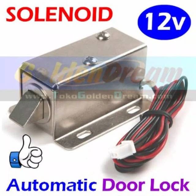 Jual Solenoid door lock 12vdc for arduino | Shopee Indonesia
