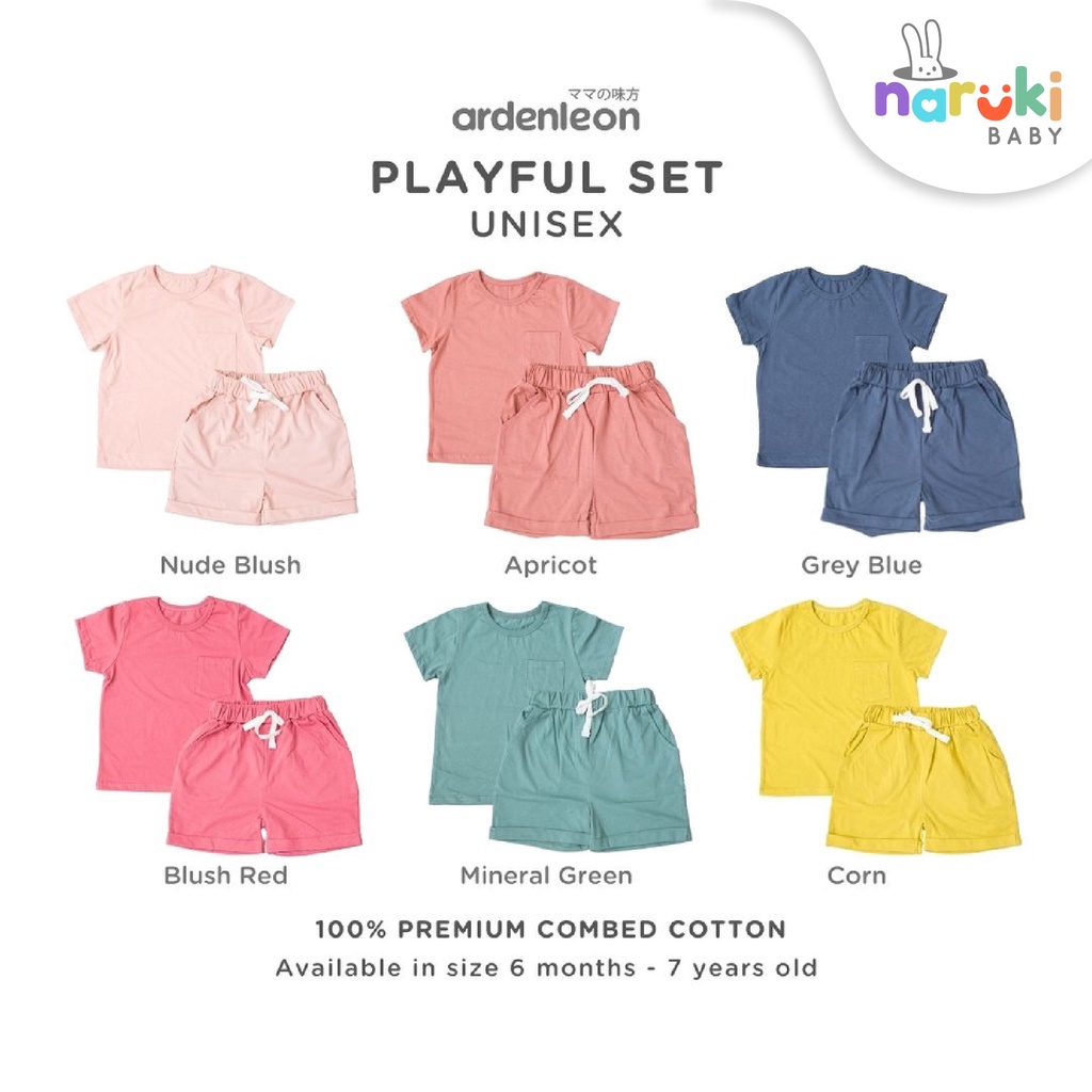 Jual Ardenleon Playful Set Unisex Kids Arden Leon Setelan Kasual Anak ...