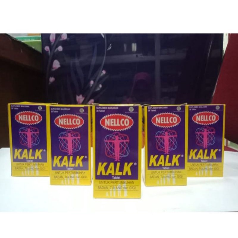 Jual KALK NELLCO Tablet(30 tab) | Shopee Indonesia