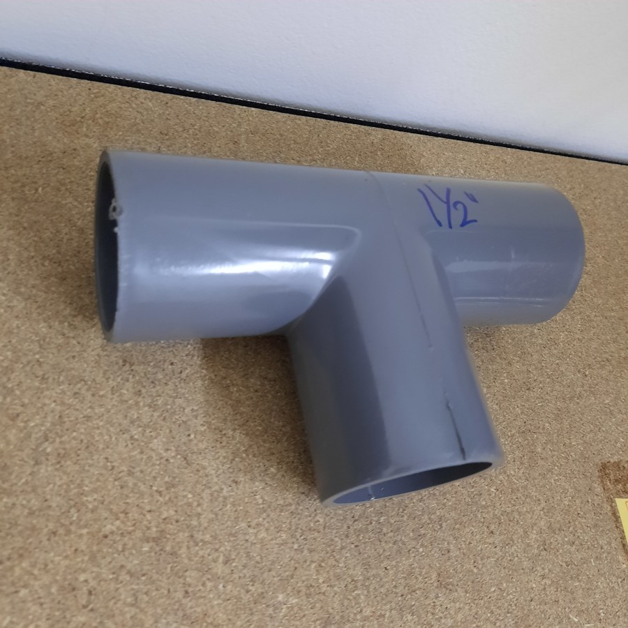 Jual Tee 1 1/2" PVC T 1.5" 1,5" AW TEE PVC 1 1/2 inch maspion | Shopee ...