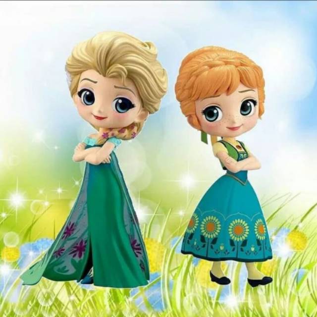Jual Figure Pajangan Elsa Anna Frozen 2 in 1 Topper Cake | Shopee Indonesia