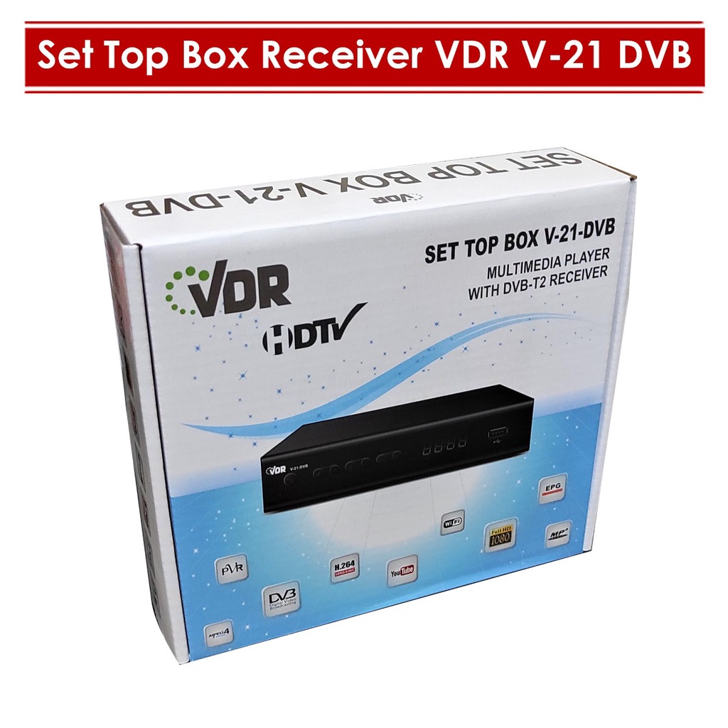Jual STB / Set Top Box VDR V-21 DVB-T2 / SKYBOX SKY BOX TV DIGITAL ...