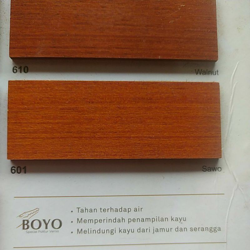 Jual Boyo Pelitur Vernis Kayu Spesial 1 Liter Warna / Vernish Cat ...