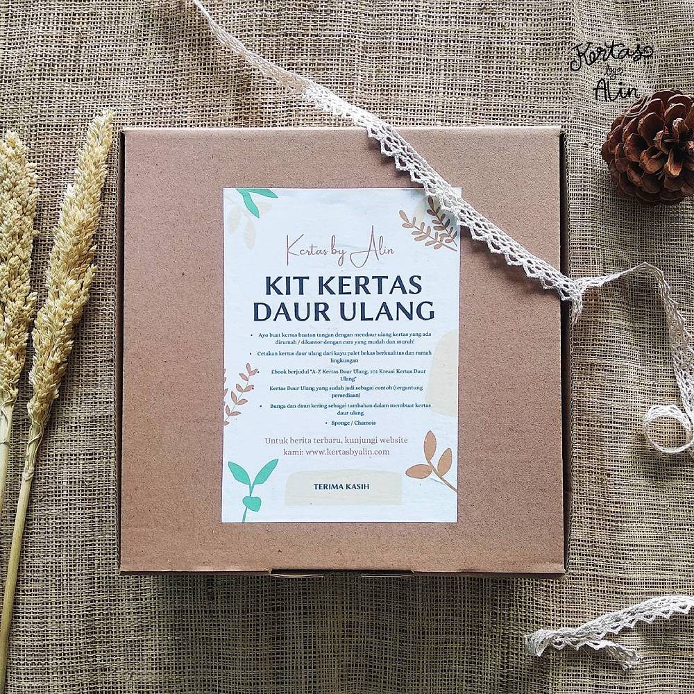 Jual Paket Belajar Membuat Kertas Daur Ulang All in Papier | Shopee ...