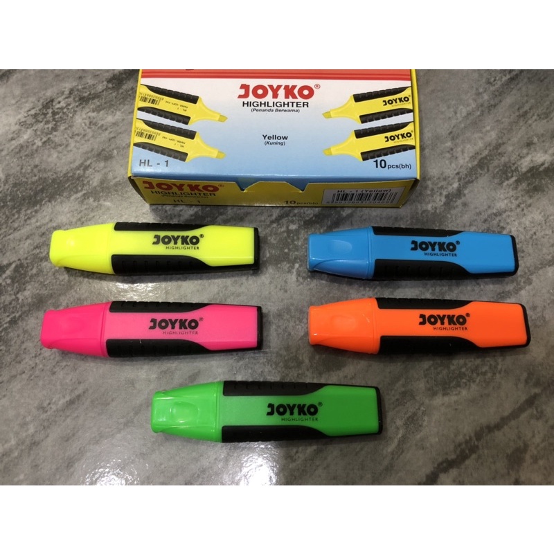 Jual Stabilo / Highlighter JOYKO 5 warna | Shopee Indonesia