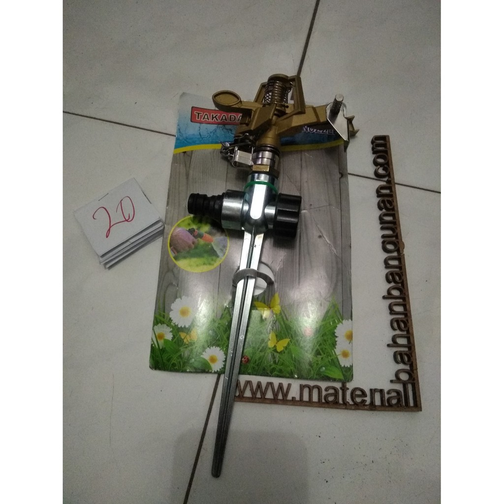 Jual Springkler besi sprayer rotary siram taman lancip springkel tancap ...