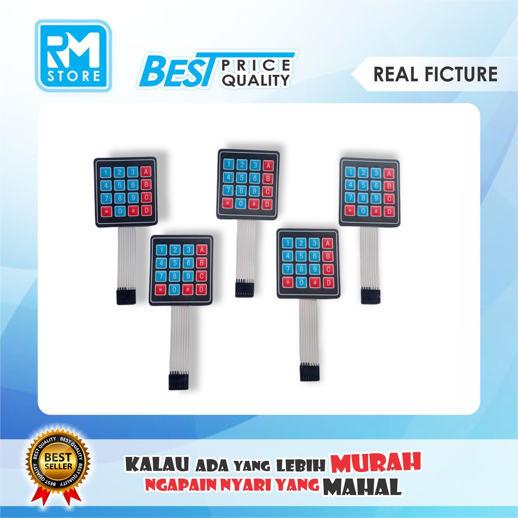 Jual RMSTORE - KEYPAD PERTAMINI MEMBRAN 4X4 KEYPAD POM MINI | Shopee ...