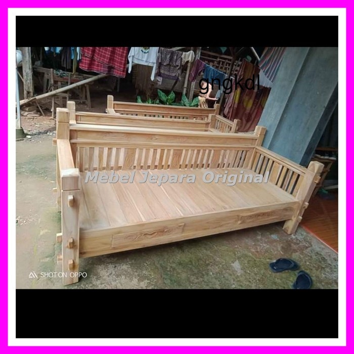 Jual Bale Bale jati - Kursi panjang resban daybed jati Mentahan Jepara ...