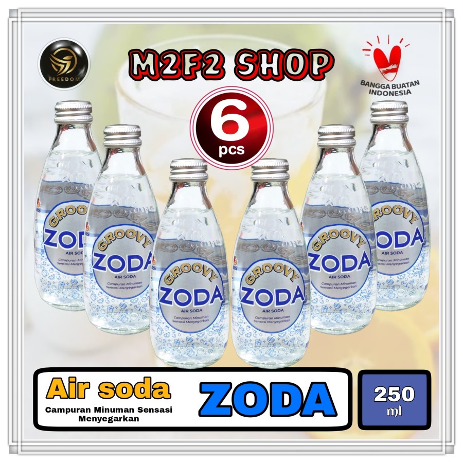 Jual ZODA Minuman Air Soda Botol Beling - 250 ml (Kemasan 6 Pcs ...